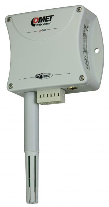 P-line Web Sensor with PoE - two channels with binary inputs – NassauElectrical