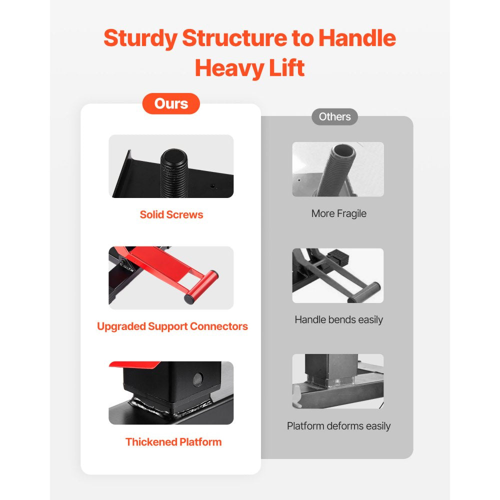 TD-059-02 - Heavy-Duty Hydraulic Lift Stand, 10-18” for Motorcycles – NassauElectrical