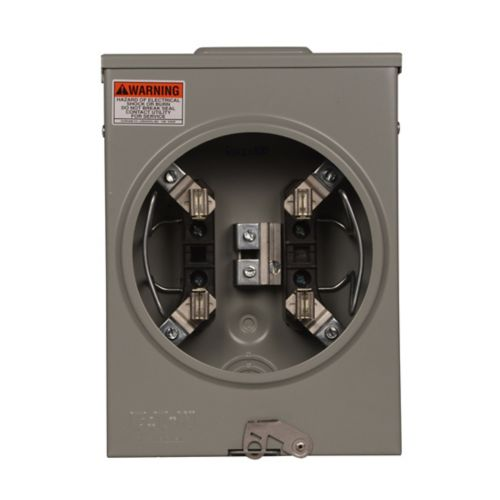 1-Gang 125A 600V Single-Phase Meter Socket With Horn Bypass 1003880ACH ...