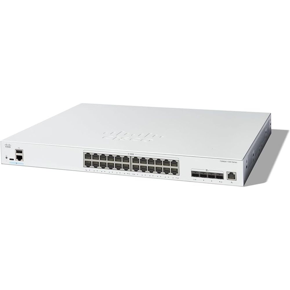 C1300-24XT Cisco Catalyst 20-Port Gigabit Ethernet Layer 3 Manageable ...