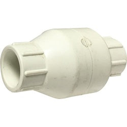 940328 - 1-1/4 in PVC Glue In-Line Spring Check Valve - Slip x Slip Co ...