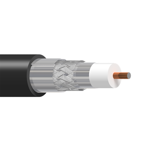 Belden 9058 18 AWG 1 Conductor Solid RG-6 75 Ohm CATV Video Coax Cable ...