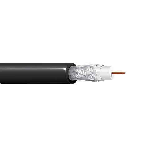 Belden 9116R 18 AWG 1 Conductor Solid Series 6 Broadband 75 Ohm Coax C ...