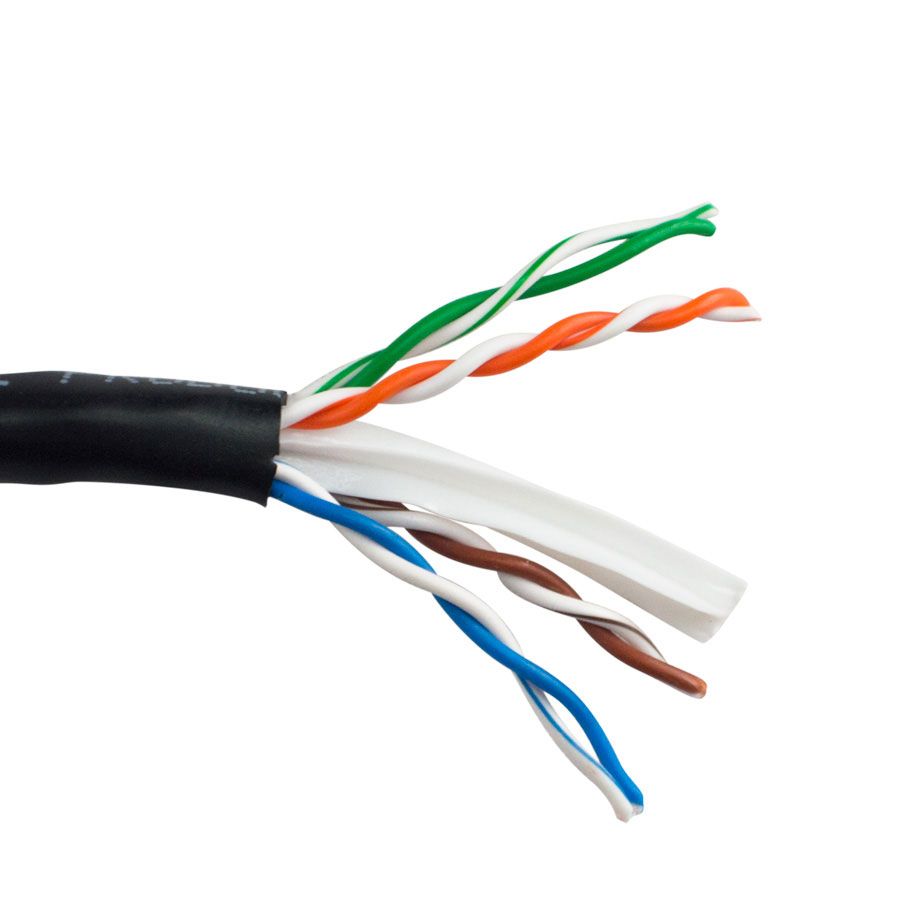 CAT6-BK-HDBX CAT6 ENHANCED 550 MHz 23 AWG SOLID BC, 4PR, UTP, ANSI/TIA ...
