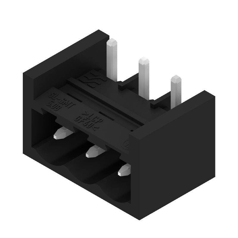 1877380000 - 3-Pole 270° Male PCB Connector with Tin-Coated Solder Pin ...