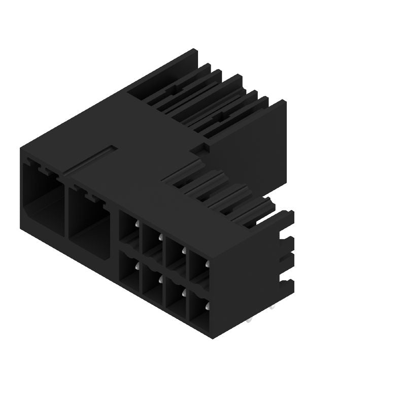 2529040000 - 2-Pole 7.62mm Tin-Plated Plug-In Connector in Black Box ...