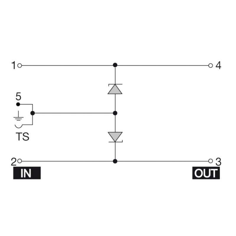 8449150000 - 24V Surge Protection Diode for TS 35 Rail, Black (Pack of ...