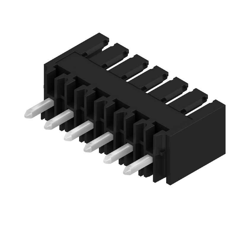1616050000 - 3.50mm 6-Pole PCB Connector, THT Solder, Black (Pack of 5 ...