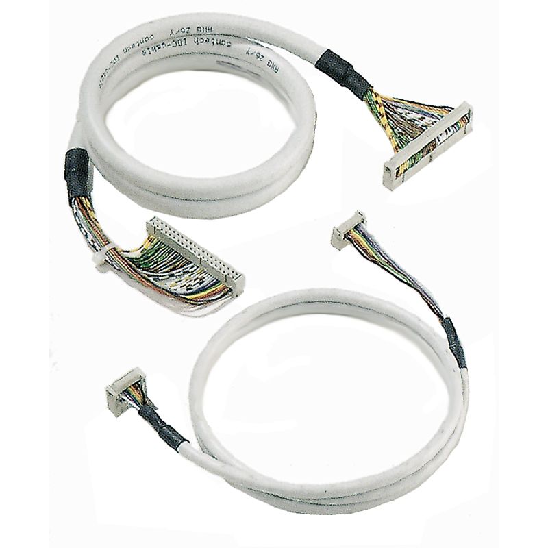 8235380000 - 2m PVC Flat Cable with HE10 Connector, 10-Pole, 1A Capaci ...