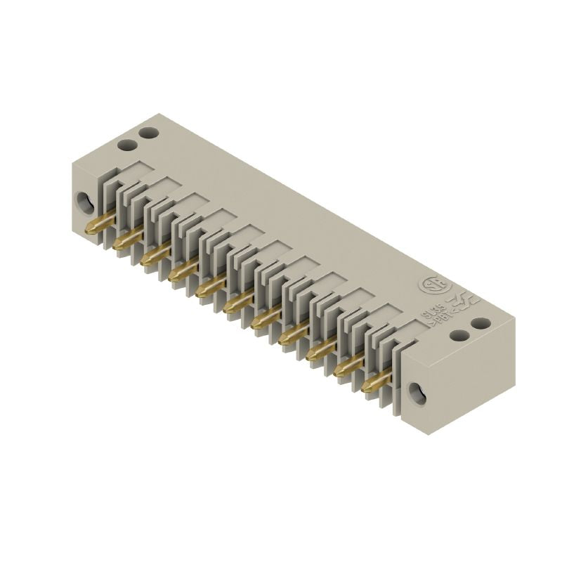 1486670000 - 11-Pole 3.50mm Male PCB Connector, Flange Design (Pack of ...