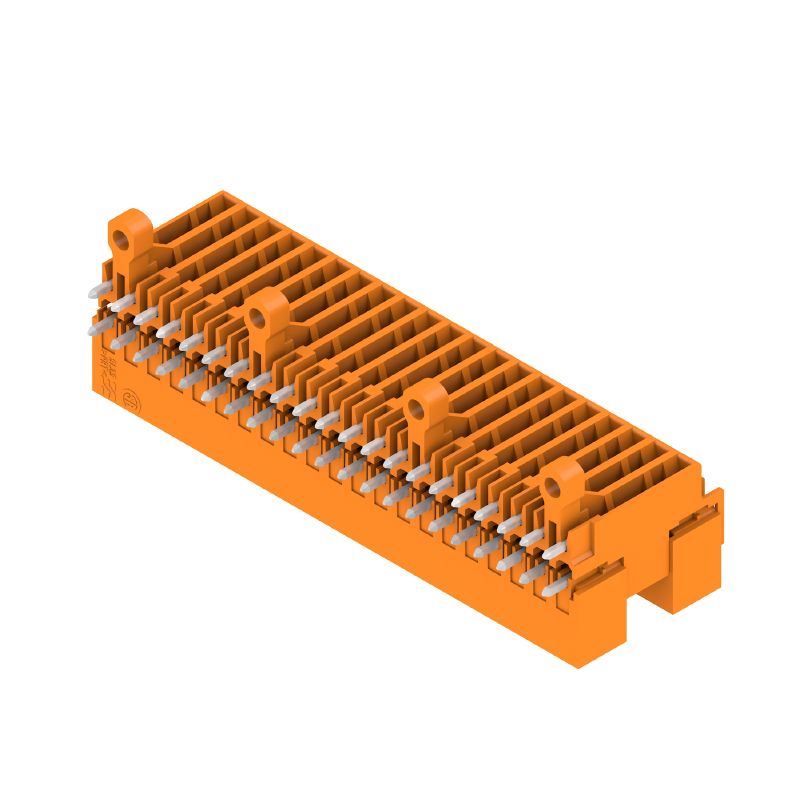 1633770000 - 3.5mm 42-Pole Orange PCB Connector with 90° Angle (Pack o ...