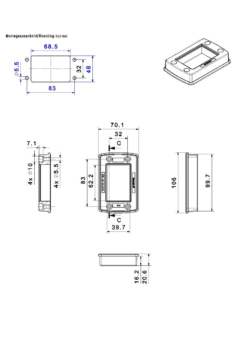 2583760000 - IP66 70mm Cable Entry System with Glass Fiber Reinforceme ...