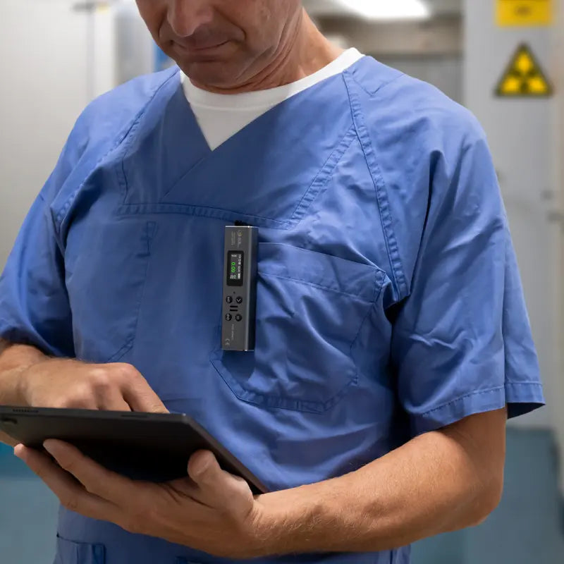 PCE-RDM 5 - Portable Radiation Meter with TFT Display and Alarm Functi ...