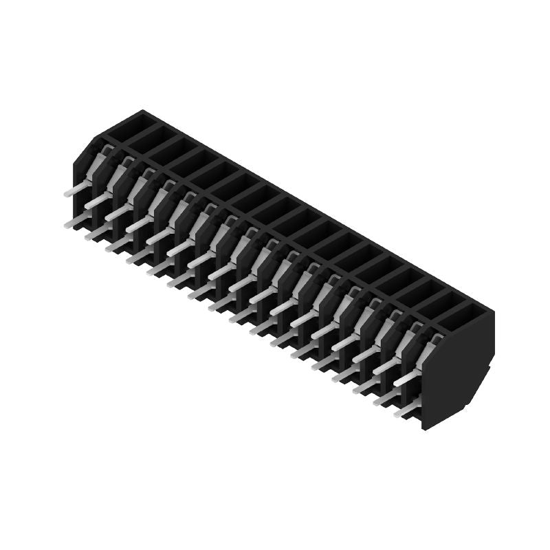 1886030000 - 3.81mm Pitch Black PCB Terminal with 17 Poles (Pack of 8 ...