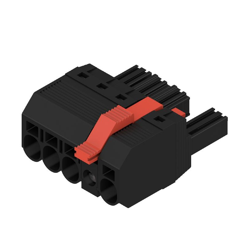 1994610000 - 7.62mm PCB Female Connector, 4 Poles, 180° Angle (Pack of ...