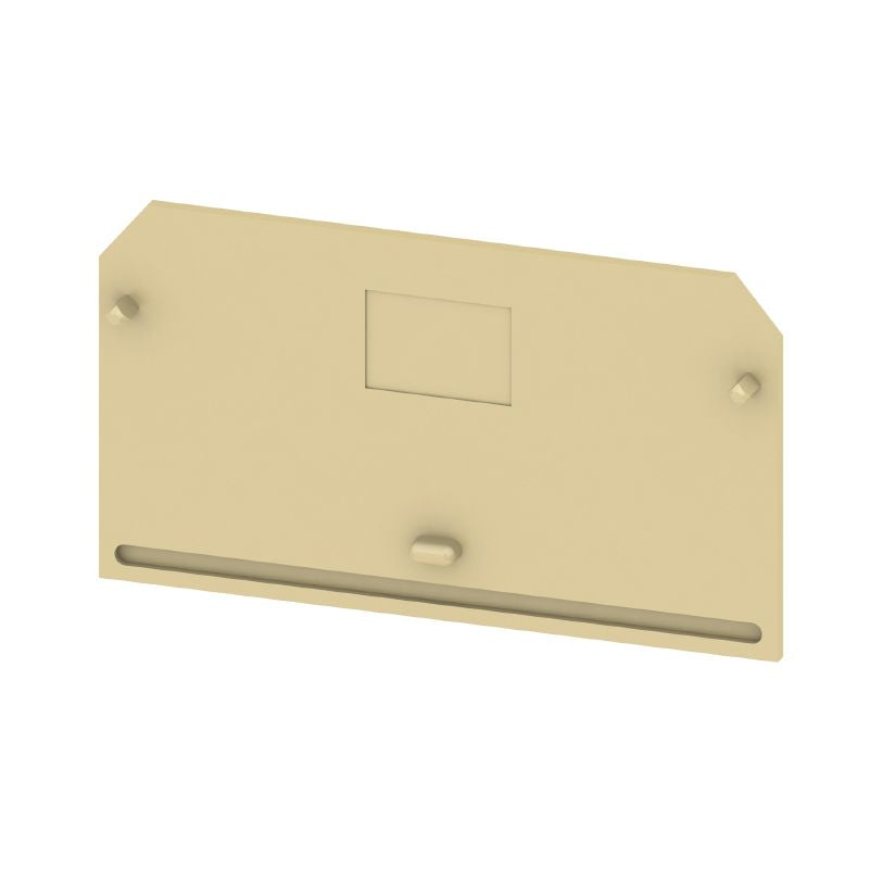 0146760000 - 65mm Beige Terminal End Plate with Snap-On Mount (Pack of ...