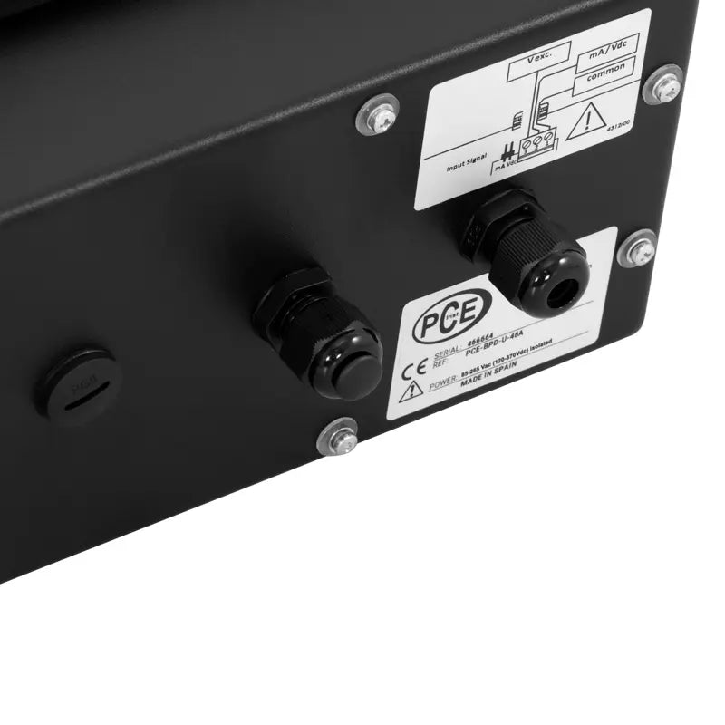 PCE-BPD-U-46A - IP65 Metal Panel Meter with Red LED Display, 60/100mm ...