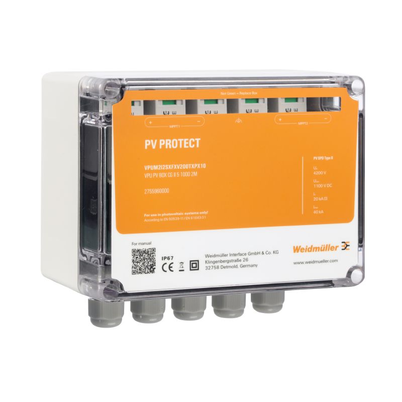 2755960000 - IP65 Surge Protector for Inverters with 2 MPPs, 1000V Saf ...
