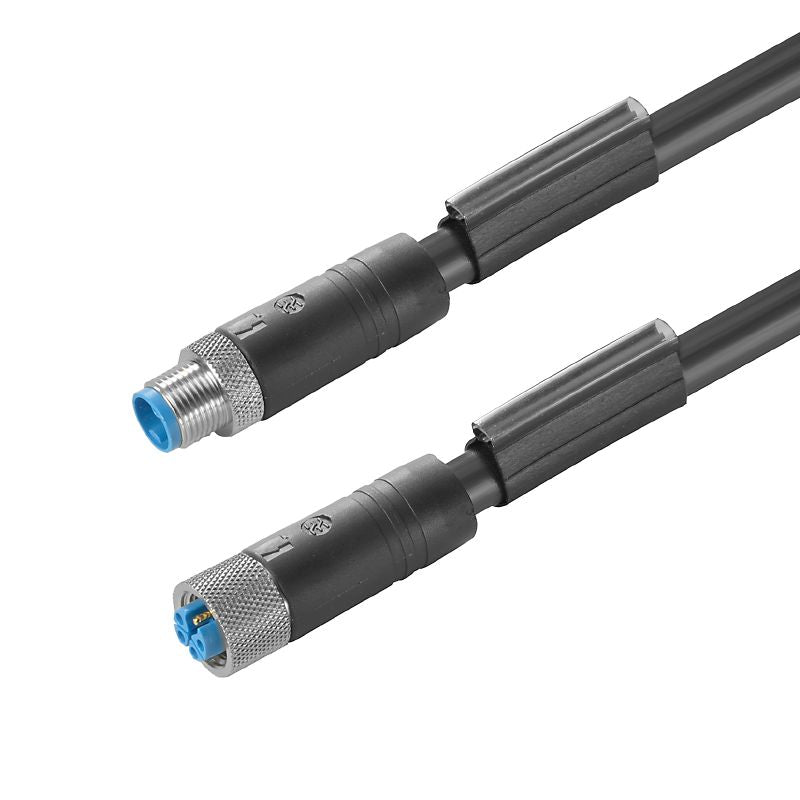 2455250150 - 1.5m M12 Power Cable, 5-Pole, Halogen-Free PUR Sheath ...