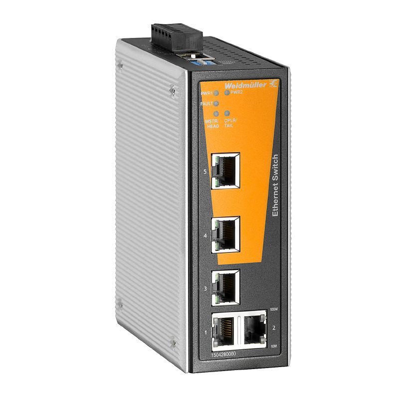 1504280000 - Managed Ethernet Switch, 5 Ports, IP30 Metal Enclosure ...