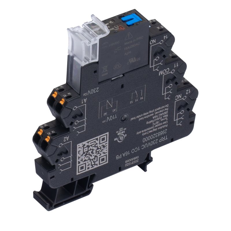 2988320000 - 16A Relay Module with Push-in Connections and Test Button ...