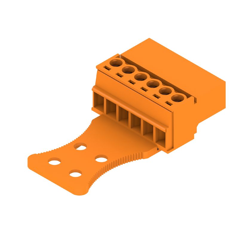 1237020000 - 3.81mm 6-Pole PCB Plug Connector for Clamping Yoke (Pack ...