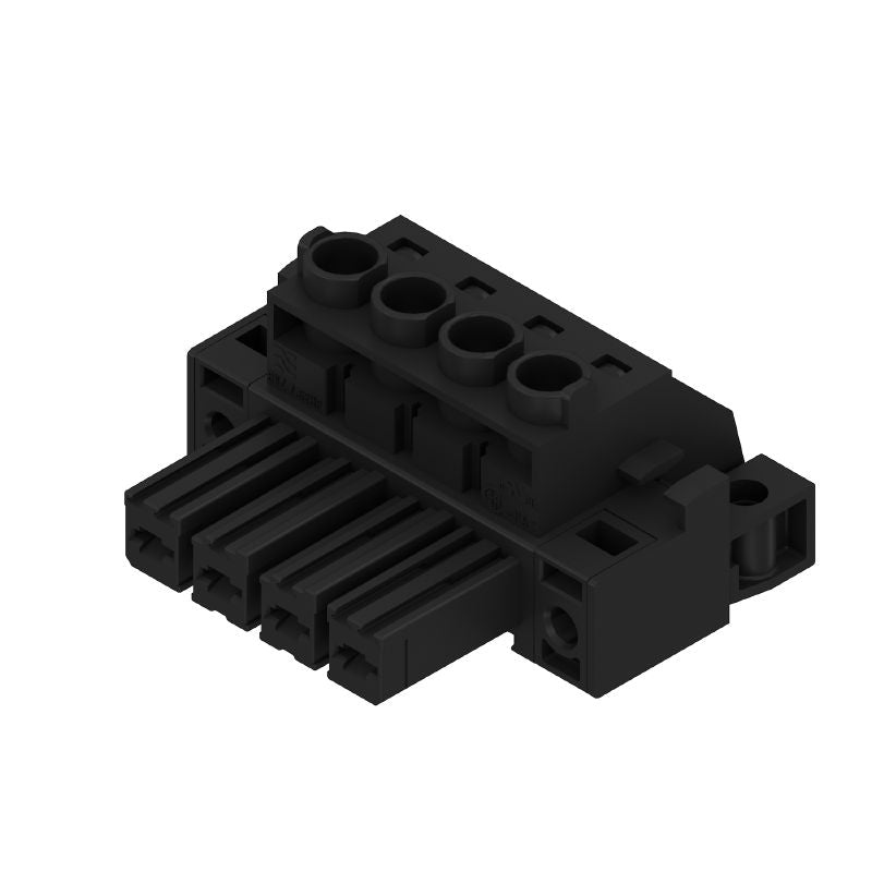 1929650000 - 4-Pole PCB Female Connector, 7.62mm Wide, 180° Configurat ...
