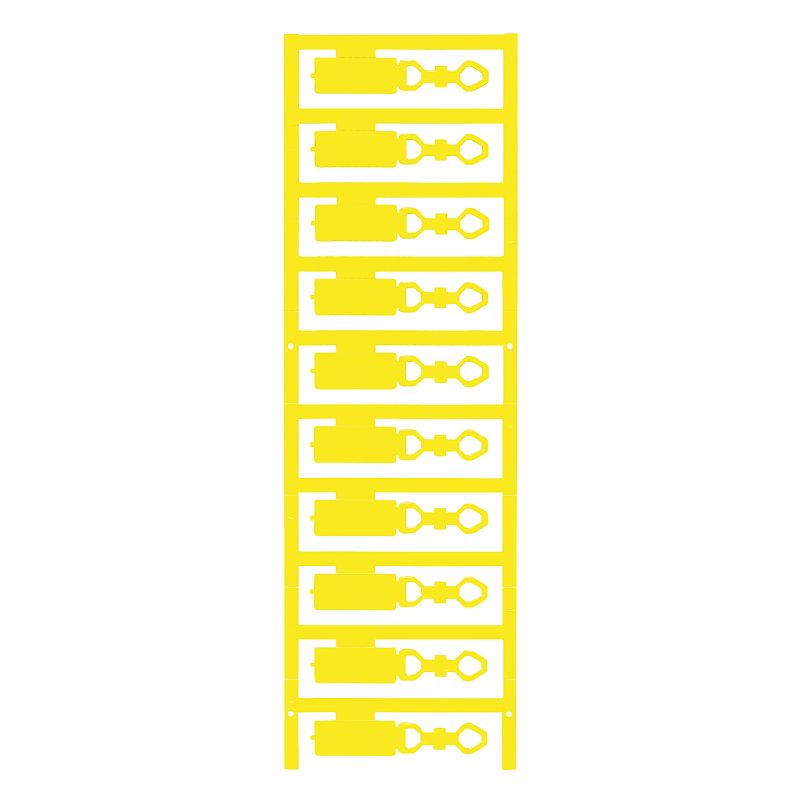 1018190000 - 12 x 27 mm Yellow Polyamide Device Markers, Pack of 50 (P ...