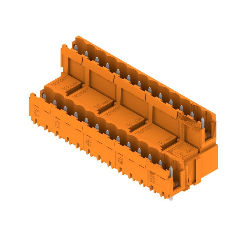 1726850000 - 5.08mm 26-Pole Dovetail PCB Connector, Tinned Solder Pins ...