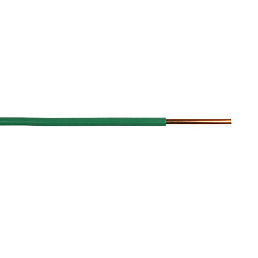 GW-10-GN Ground Wire THHN 1C/10AWG SOL BC, UV Nylon Jkt – Green – 500f ...