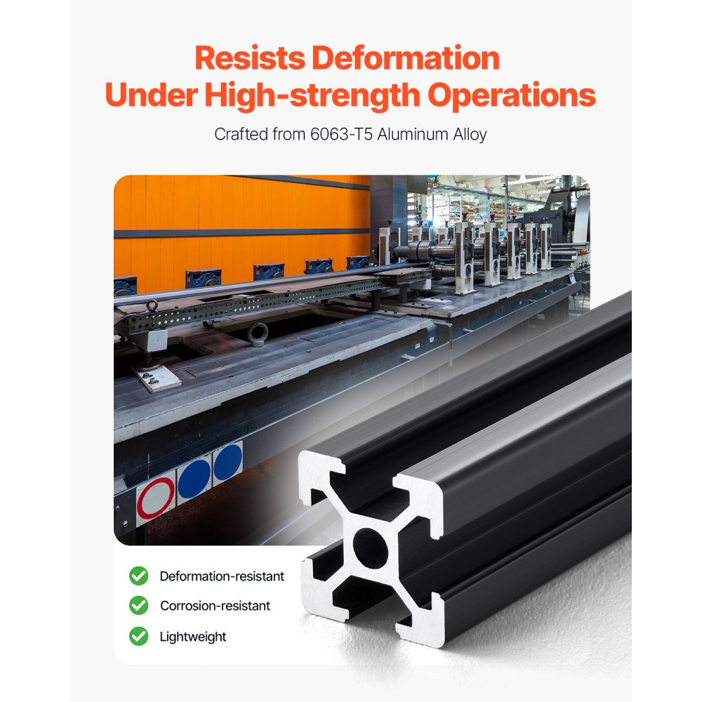 2020-120-4 - 47.24 in Aluminum T Slot Linear Rail for Custom Projects ...
