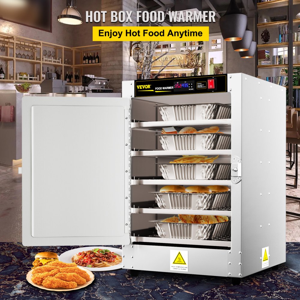 FWHB-191929 - 19" Aluminum Food Warmer with 5 Shelves & Water Tray ...