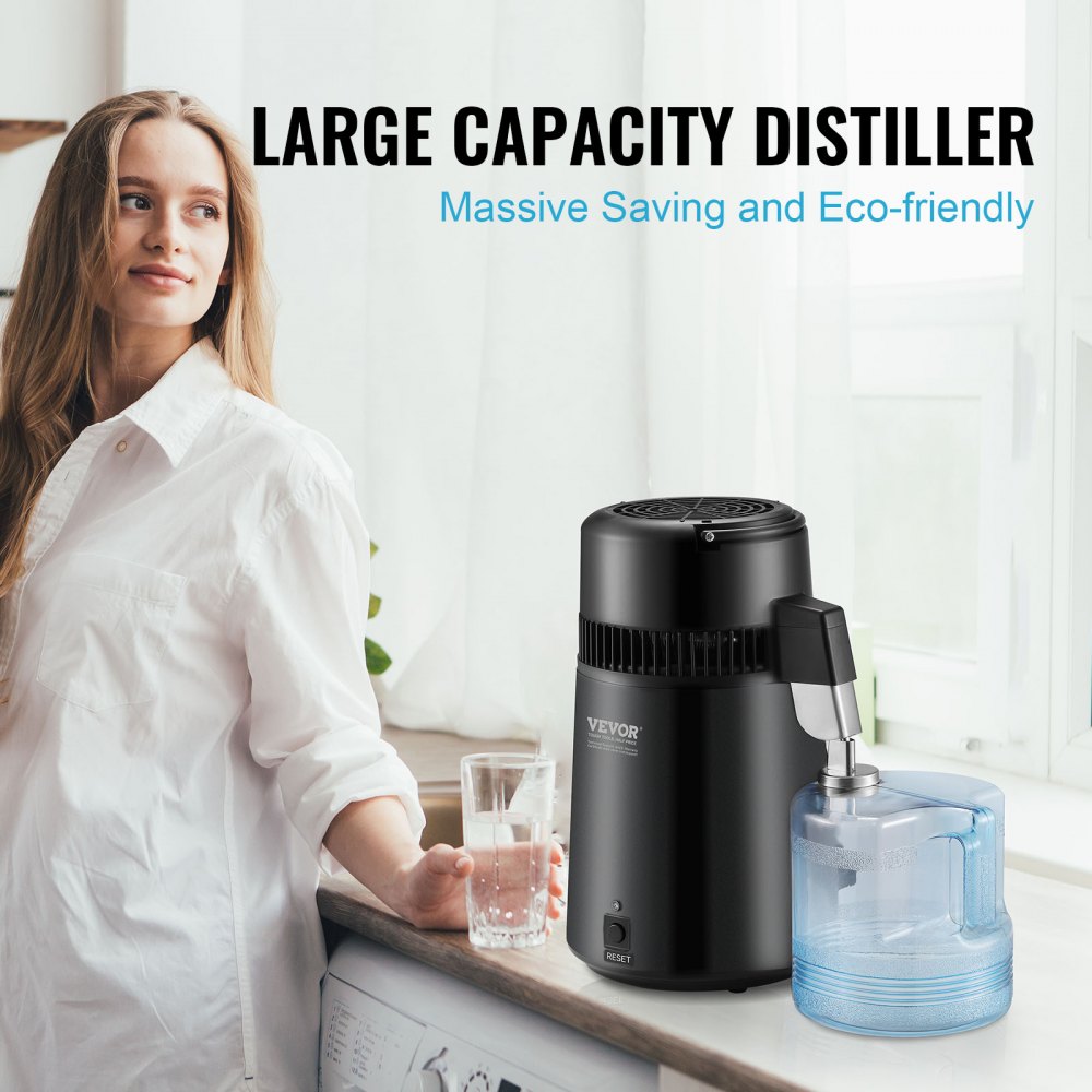 YMK40101 - 4L VEVOR Water Distiller with 750W Heating Element for Home ...