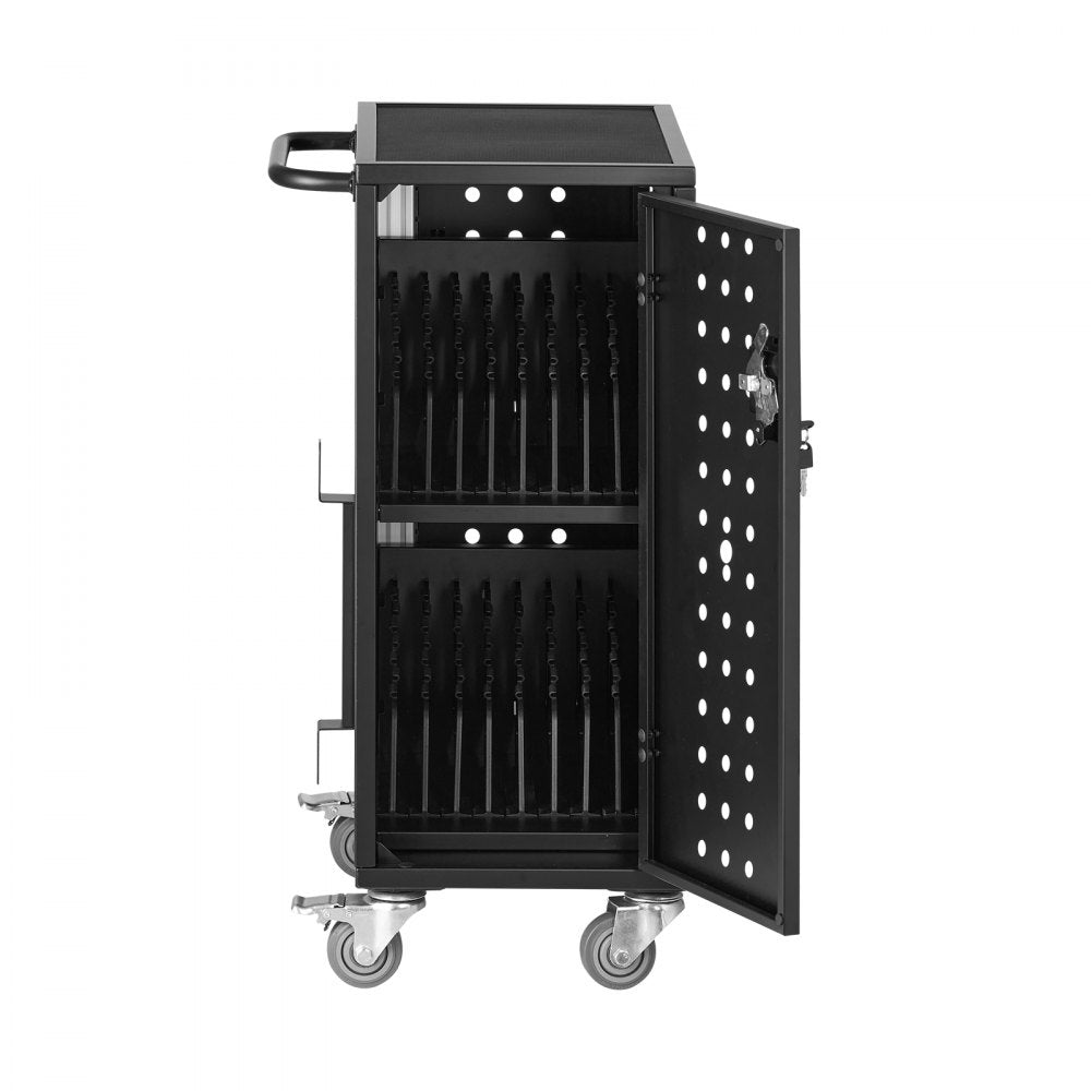 SCC-16P - 15.6" Mobile Laptop Charging Cart with 16 Slots ...