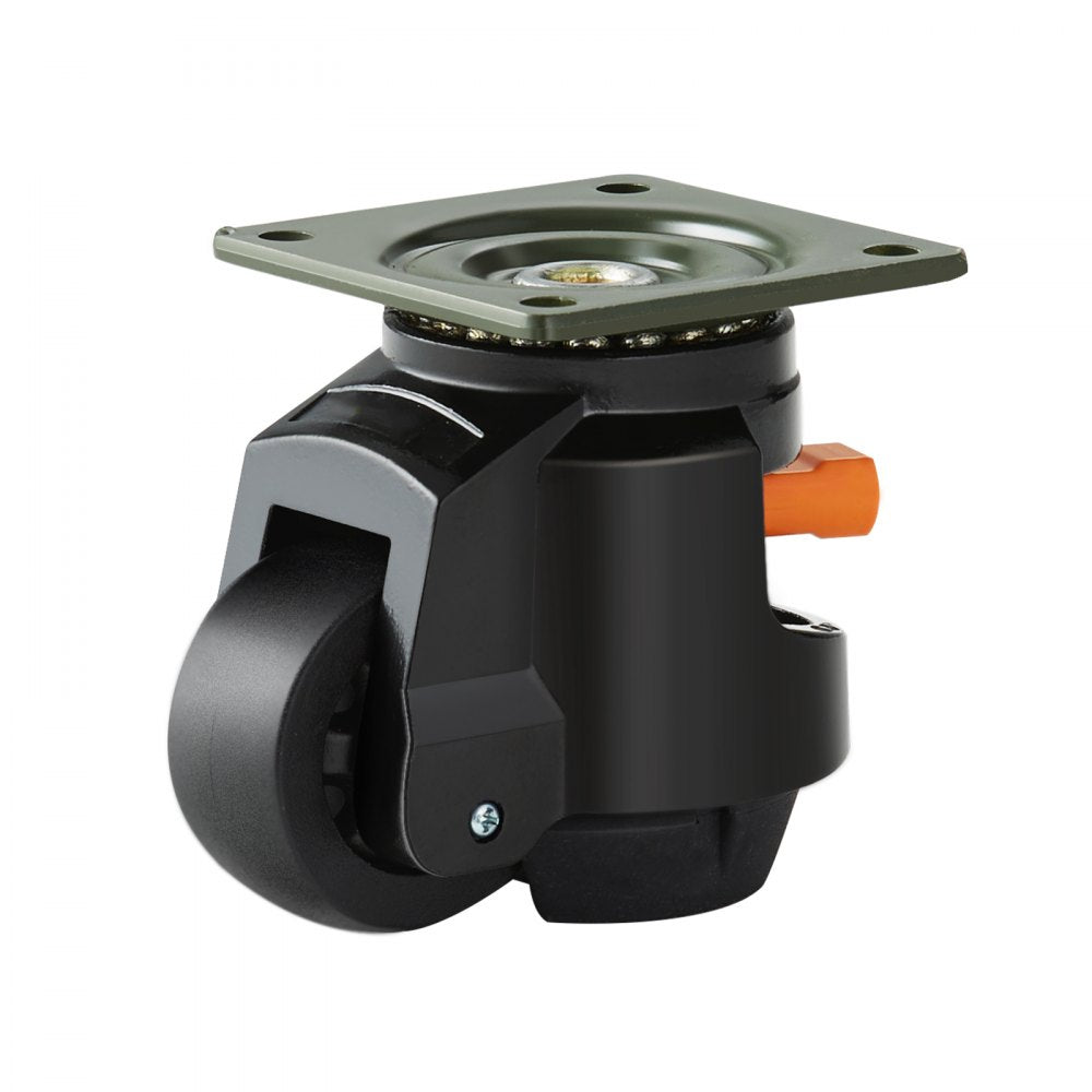 GD-80FD Heavy-Duty Leveling Casters for Uneven Floors, 2200 lbs Capaci ...