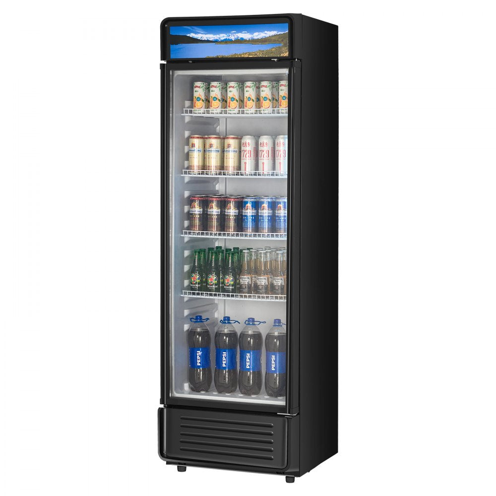 XLS-405WG - 13.3 cu.ft Glass Door Merchandiser Refrigerator with LED L ...