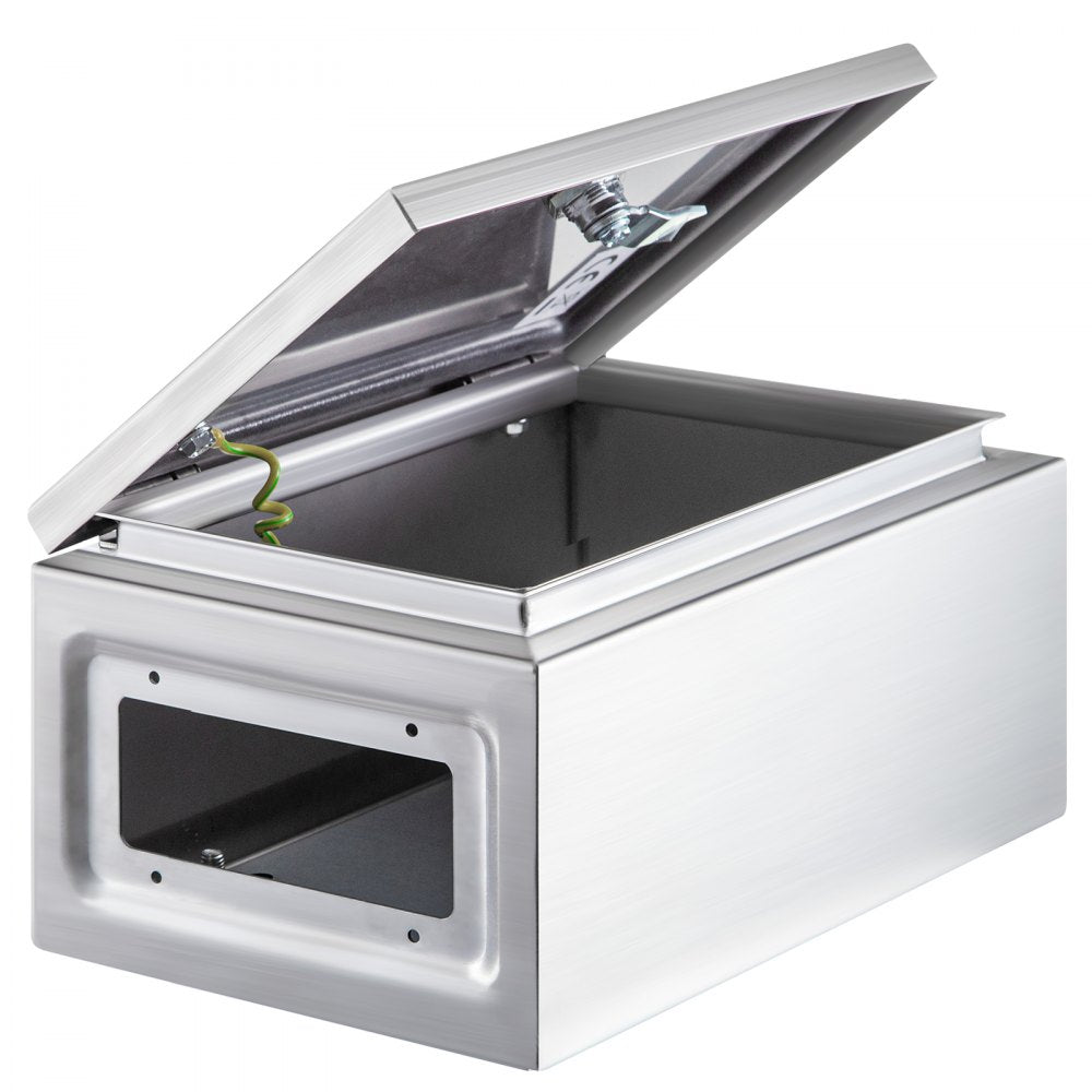 SP-B3 302515 - 12"x10"x6" VEVOR Stainless Steel Weatherproof Enclosure ...