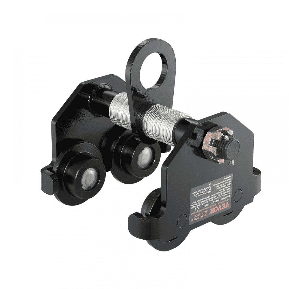 2T-F - Adjustable 2 Ton VEVOR Push Beam Trolley for Steel Beams ...