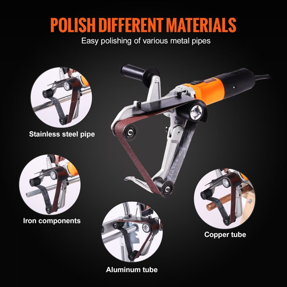 S1P-HJ2501-H - VEVOR Durable Pipe Polisher with 6 Speed Settings ...