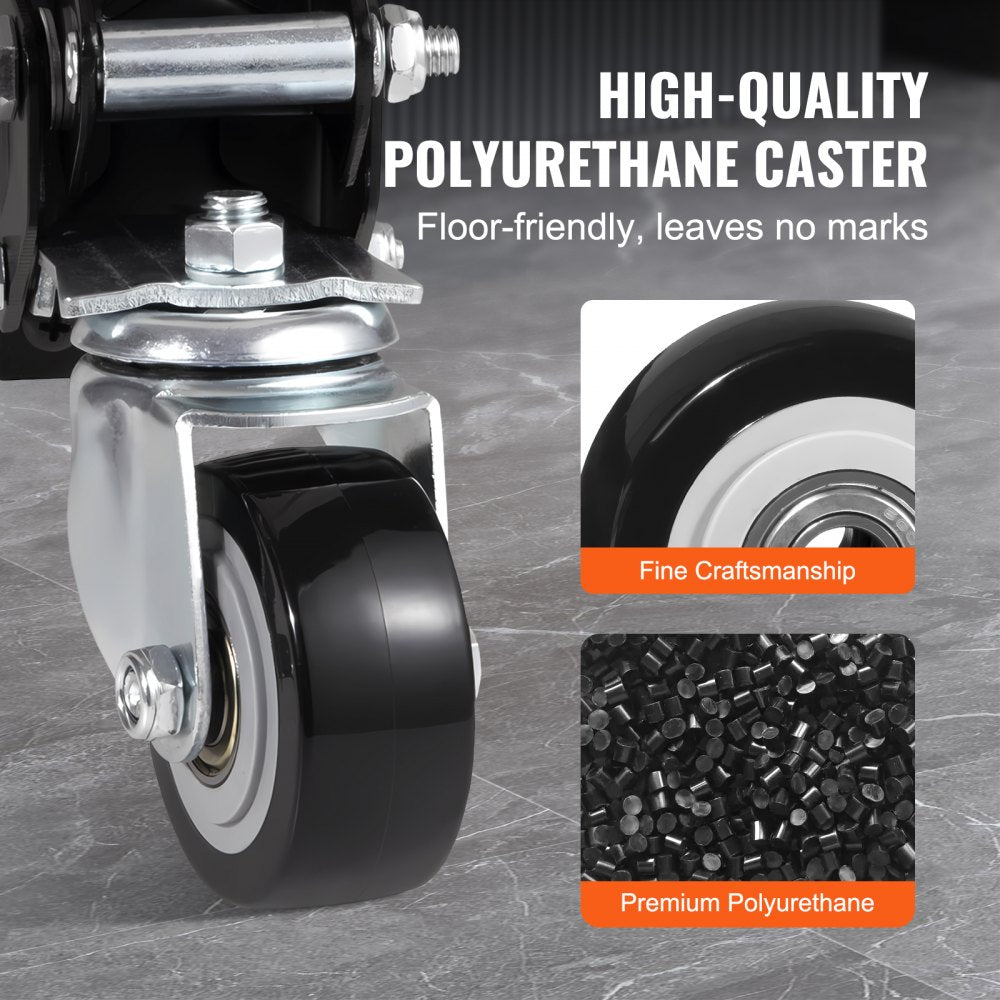 CC-CZJL-2.5 - Durable 165 lbs VEVOR Caster Wheels for Workbenches ...
