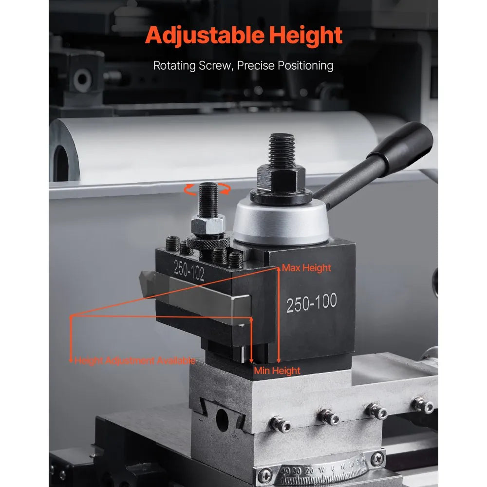 250-100(8) - 8-Pc Tool Post Set for 6"-12" Mini Lathes – NassauElectrical