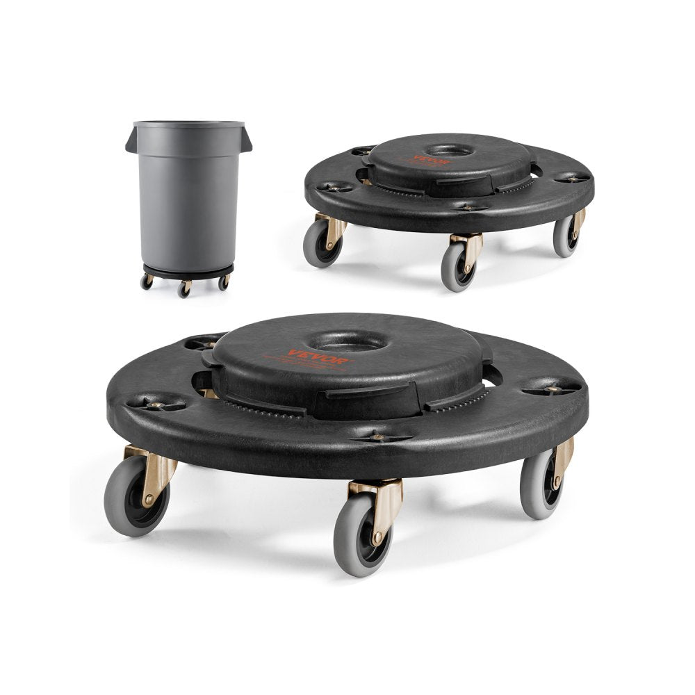 XDW-007-C - Heavy-Duty Trash Can Dolly for 20-55 Gallon Bins ...