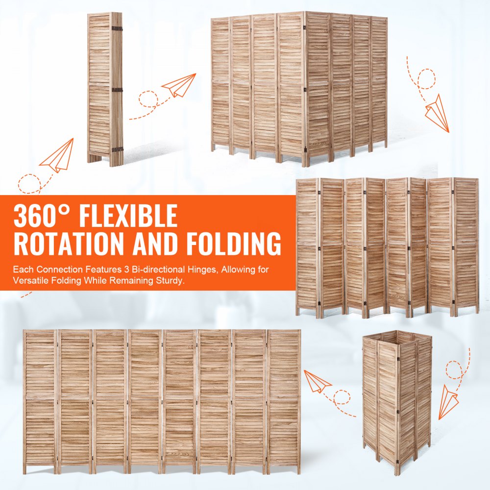 SS-004-8P-NA - 128-Inch European Wood Divider with 8 Panels ...
