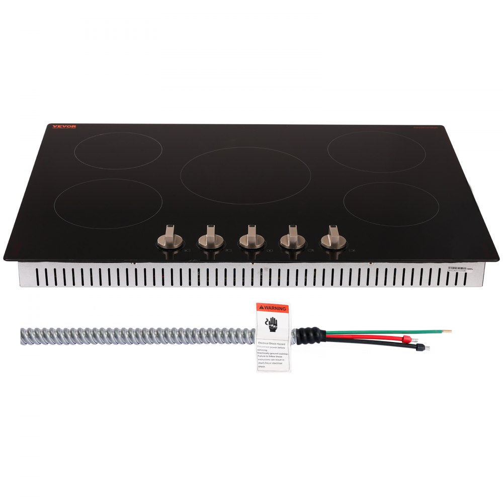 SK-92IHA36CK04 - 36-inch Induction Cooktop with 5 Cooking Zones and Kn ...