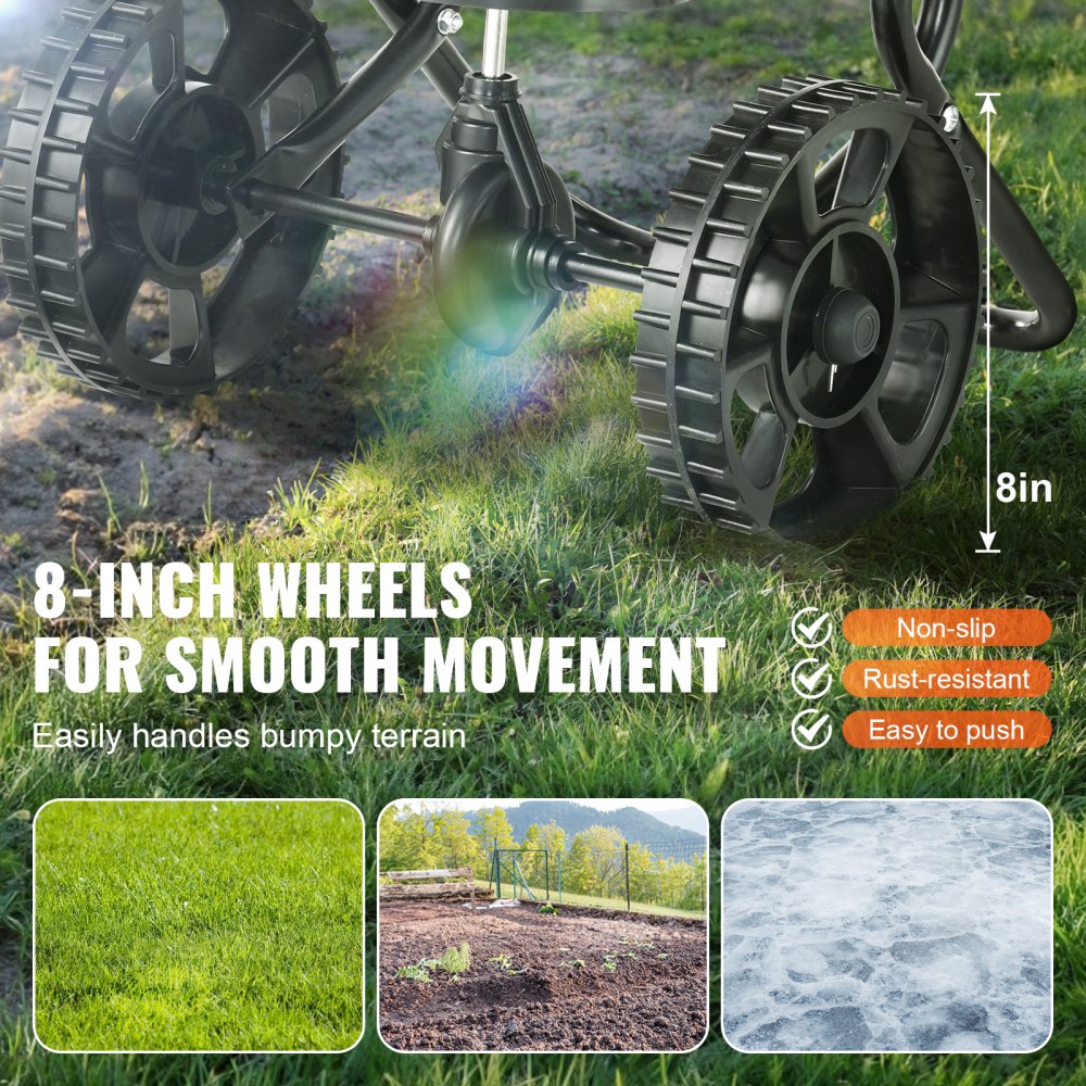GT2014 - 25 LB Walk-Behind Spreader with 15L Hopper and 8" Wheels ...