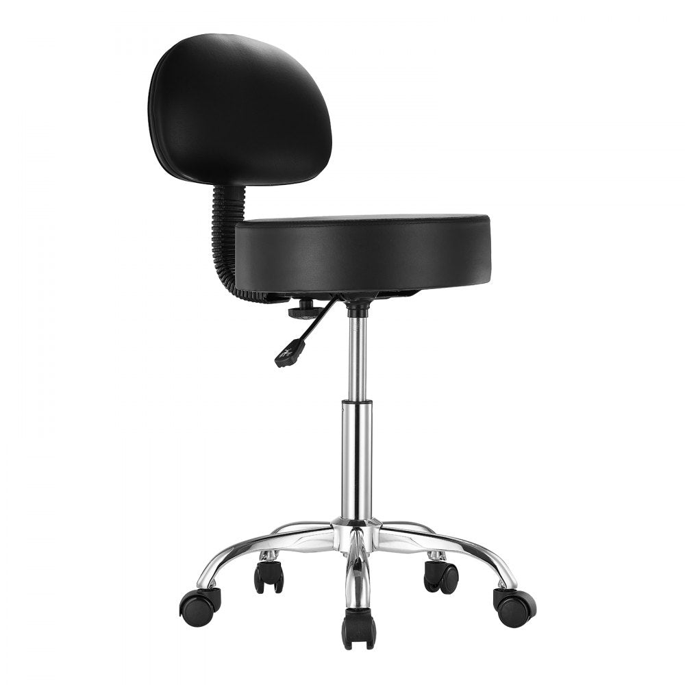 MST002 - 3.9" Cushioned Rolling Stool with Hydraulic Lift and 450 lbs ...