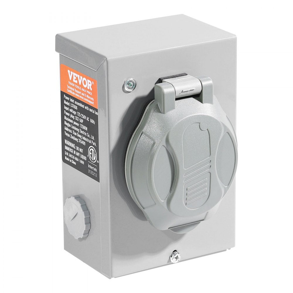 RV50H/SS2-50R+LSTK06 - Heavy-Duty 20FT 50A Generator Cord & Power Inle ...