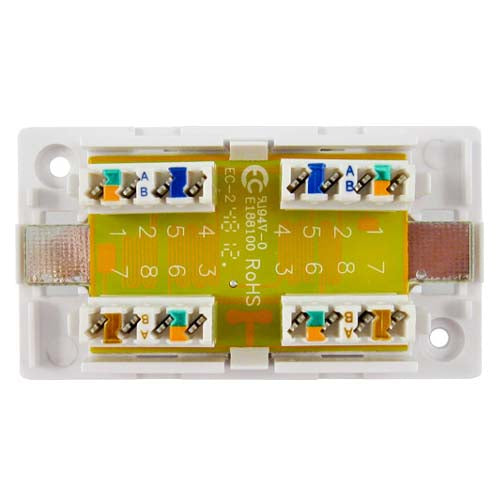 Vertical Cable 040-372/C6J/WH CAT6 Krone Type Junction Box White (50)